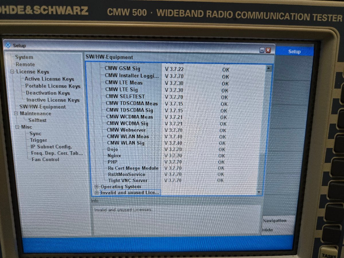 NBC R&S CMW500 Wideband Radio Communication Tester [u1172240937] – LABBiD
